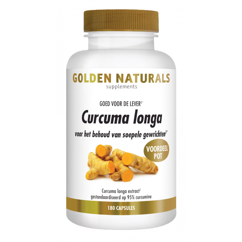 Curcuma Longa - Geelwortel - Golden Naturals - NatuurlijkVoordeel.nl Curcuma Longa - Geelwortel - Golden Naturals - NatuurlijkVoordeel.nl
